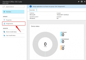 Deploy Office 365 with Microsoft Intune to MDM enrolled devices