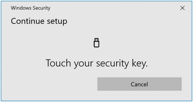 Passwordless authentication with windows 10 and Azure AD