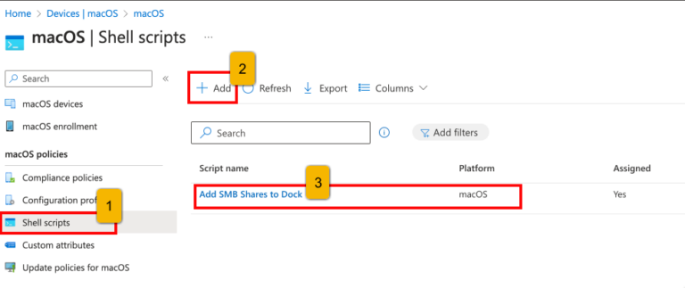 Deploy Network Drive Mappings On Macos With Microsoft Intune